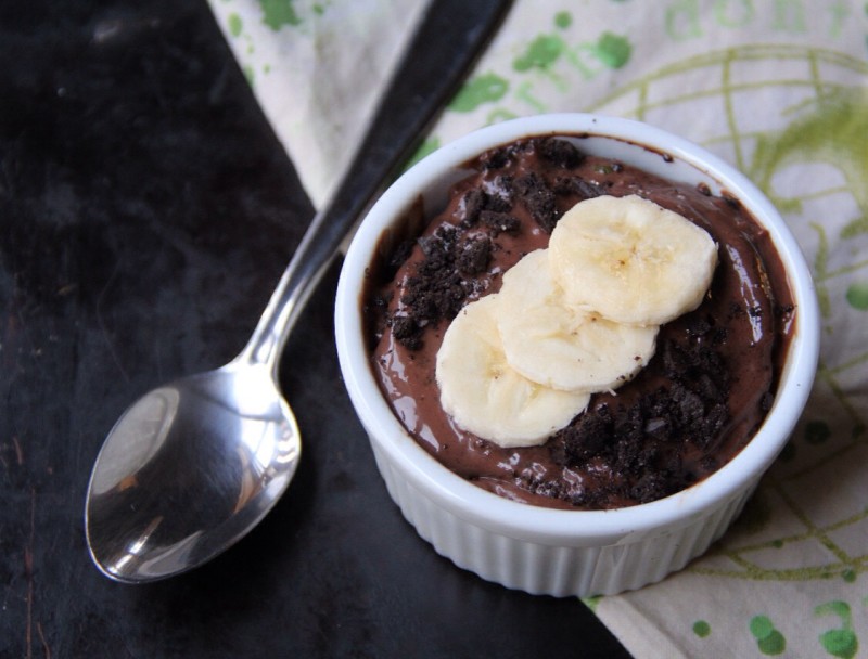 Chocolate Banana Pudding | Forbidden Rice Blog